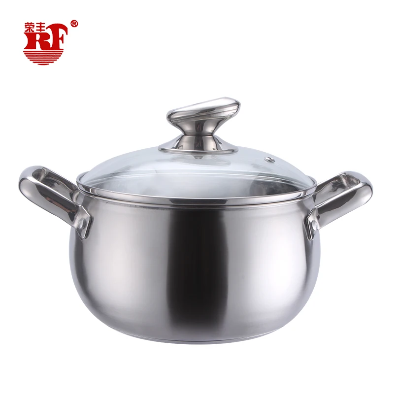 Stainless Steel Soup Pot Double Bottom Stock Pot - Buy Stock Pot ...