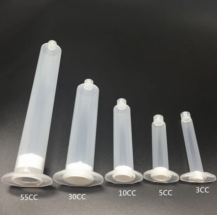 Adhesive Plastic Dispensing Syringe 3cc,5cc,10cc,30cc,55cc For Syringe ...