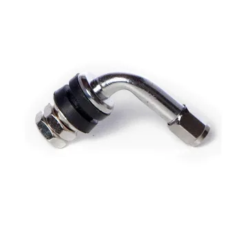 High Performance Tire Valve Stem Chrome Bent 90 Degree Angled Tubeless ...