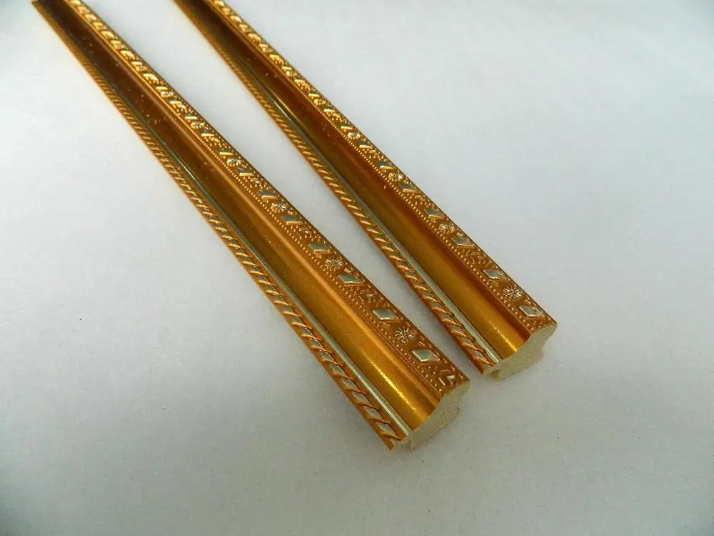 25*20mm Ps Gold With Silver Color Photo Picture Frame Moldings - Buy ...