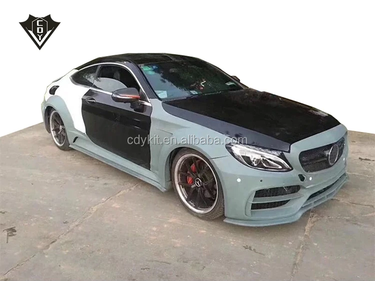 C Class W205 C63 Coupe Wide Body Kits PD Style - Cdykit