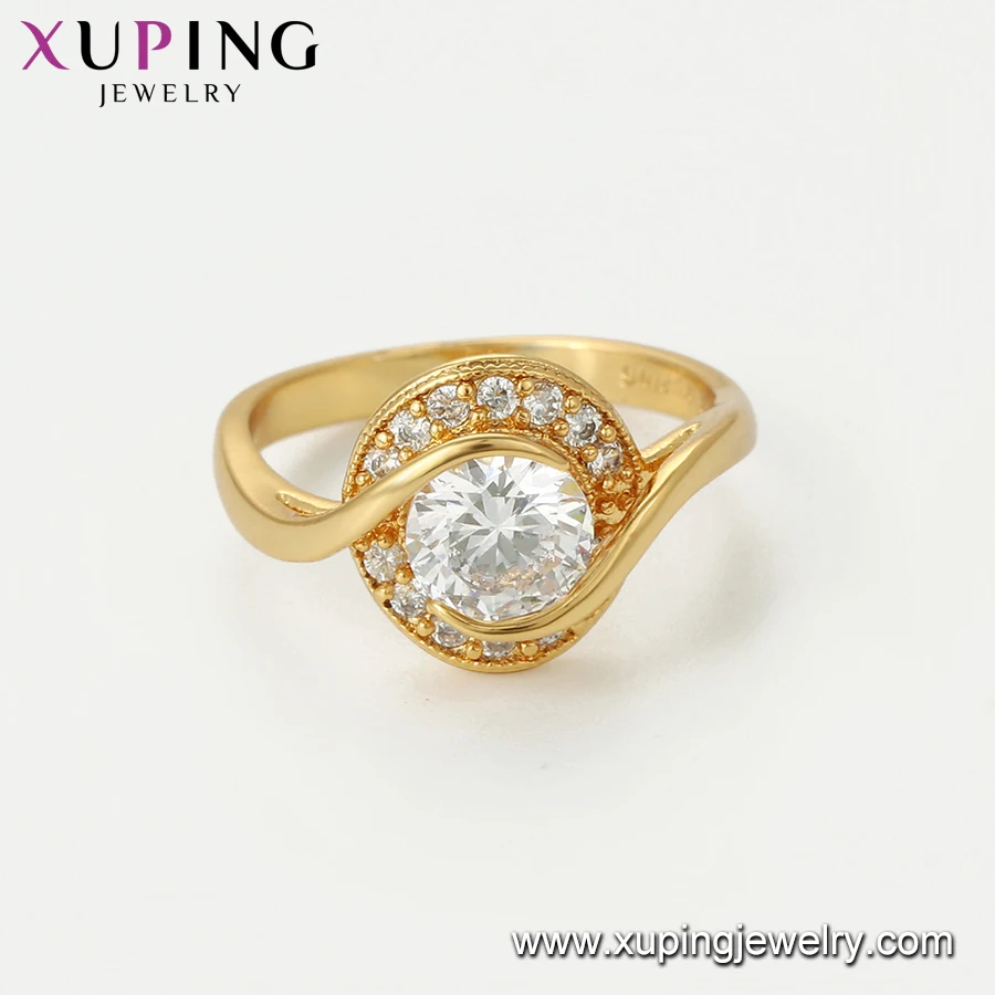 15554 Xuping China 24k Gold Plated Fashion Jewelry Rings