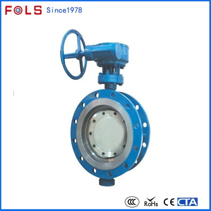 Manual Stainless Steel Flange 5 Inch Butterfly Valve For Sea Water ...