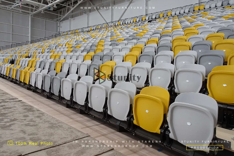 Stunity Telescopic Grandstand Retractable Seating System with Lecture ...