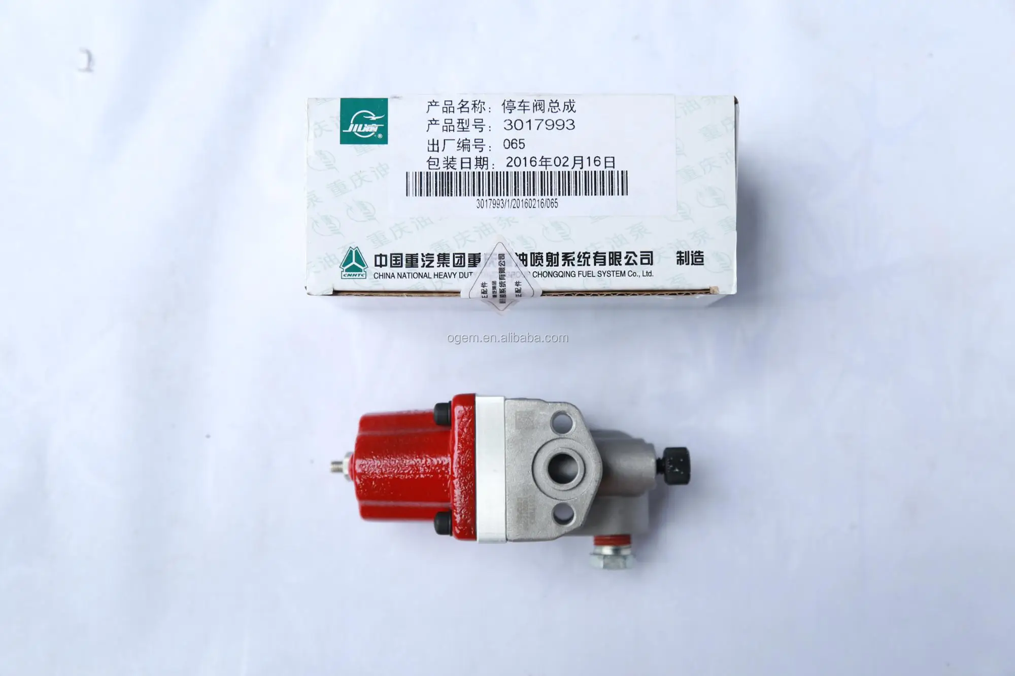 Cummins Oem/original Kta19 Solenoid Valve Shut Off Valve 3017993 - Buy ...