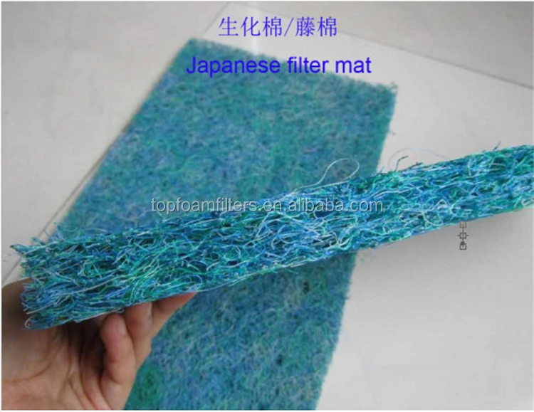 Large Specific Surface Area Japanese Biological Matala Filter Mat For ...