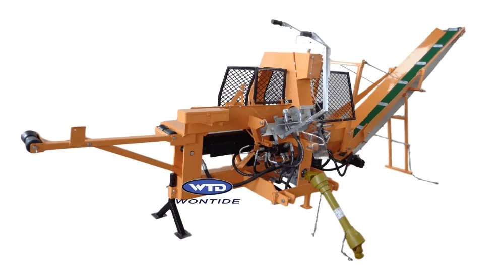 Wontide 27ton Firewood Processor Pto Wood Processor Log Splitter Split ...