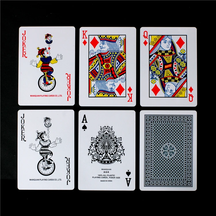 Wholesale Casino Gold Plated Card Plastic Play Card Pvc Poker Playing ...