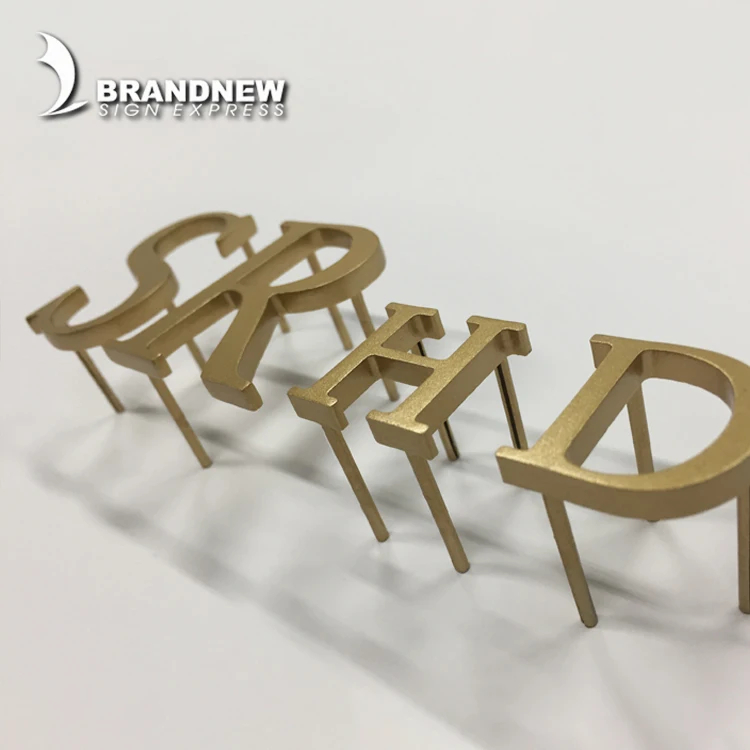 Custom Made Alphabet Logo Sign Small Metal Letters For Crafts - Buy ...