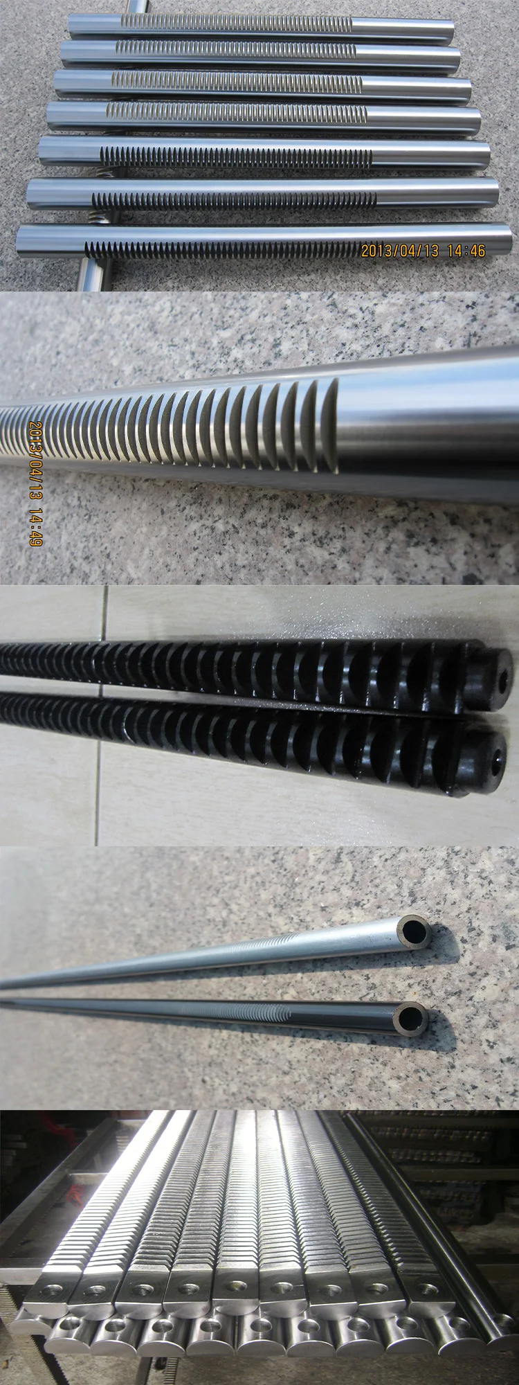 High Precision C45 Galvanized Surface Round Gear Rack - Buy C45 ...