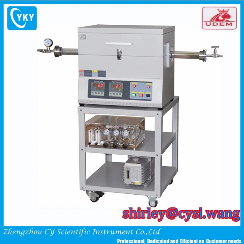 Three Zone Lab Rapid Cvd Benchtop Annealing Furnace For Mos2 And Two ...