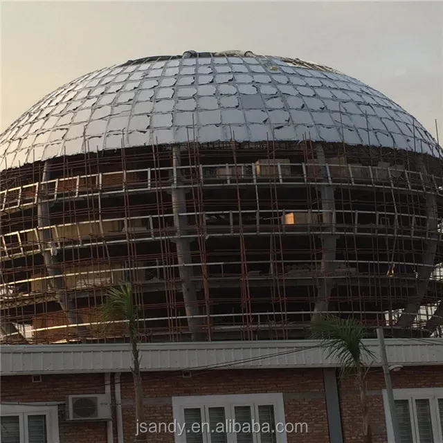 Sphere Type Design Prefab Light Gauge Steel Framing Dome Mosque