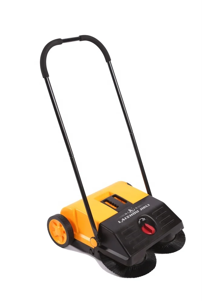 Jl550 Walk-behind Manual Push Sweeper 21" Dual Brushes - Buy Sidewalk ...