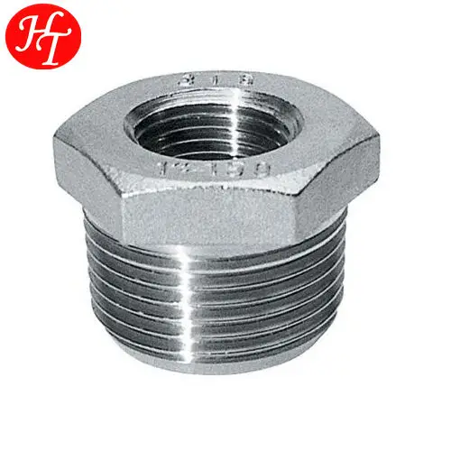 SS316 Pipe Fittings Plugs NPT Threaded Hex Square Head Plug