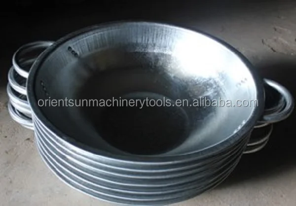African Head Pan - Durable Galvanized Steel for Agriculture