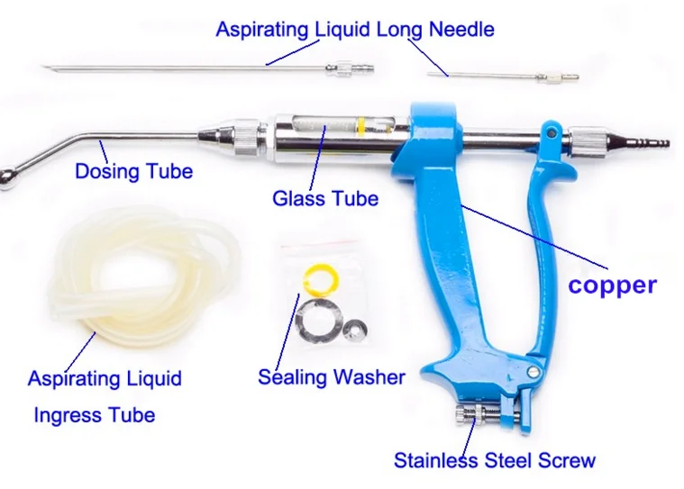 Cattle 50ml Drenching Gun With Backpack Bottle,Veterinary Automatic ...