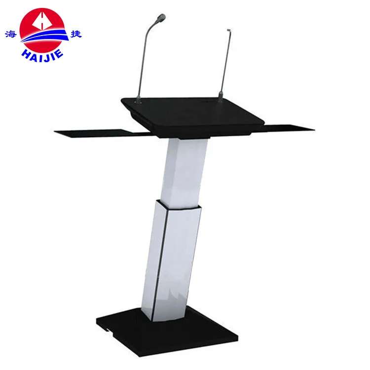 Full Wooden Surface Lecture Stand Podium With Ce,3c Certificate - Buy ...
