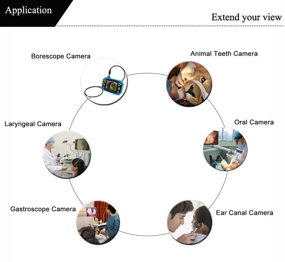 1/18''cmos Endoscope Camera Module With Case 60 Fps - Buy Camera Module ...