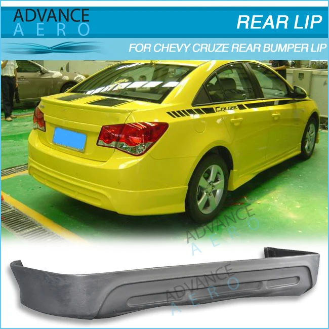 For 11-12 Chevrolet Cruze Type-1 Poly Urethane Rear Bumper Lip Spoiler ...