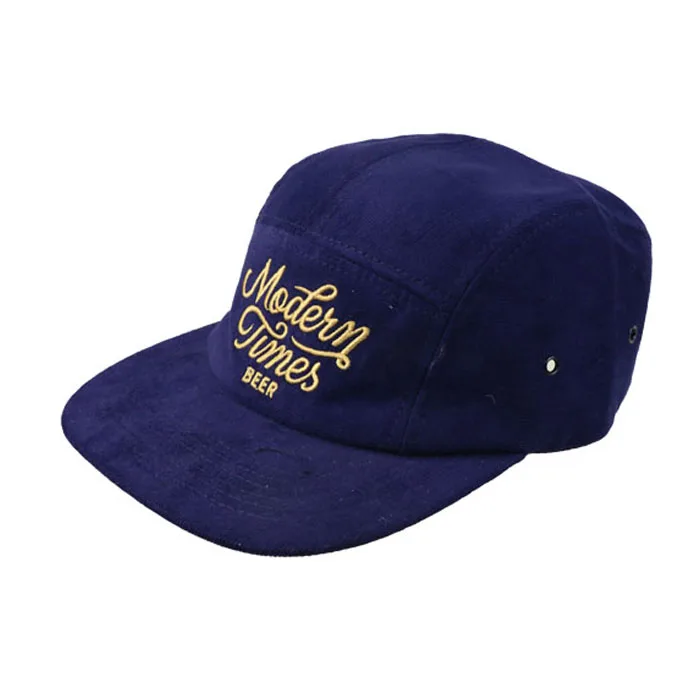 Custom Embroidery Logo Unstructured Corduroy 5 Panel Hat Buy Corduroy