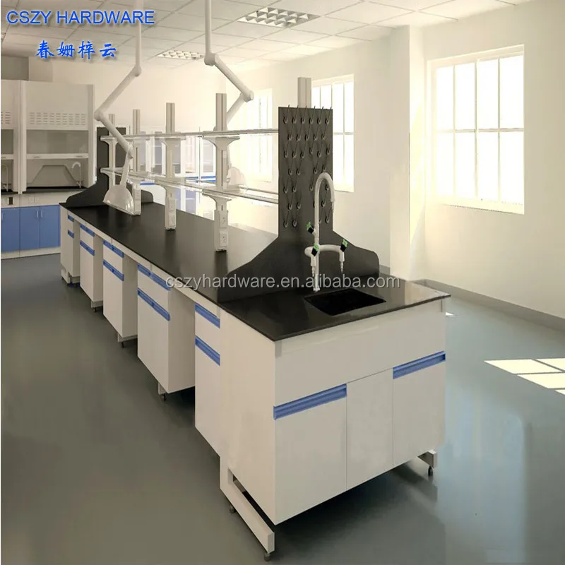 2022 New Arrival C-frame Wood Steel Laboratory Island Workstation Bench ...