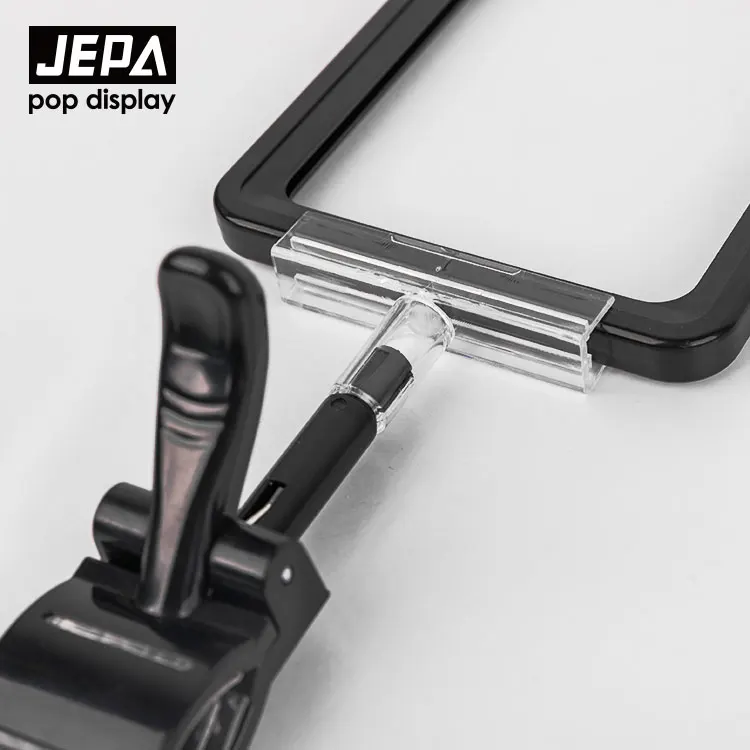 Custom Supermarket Pop Tabletop A4 Frame Display Stand With Thumb Clip ...