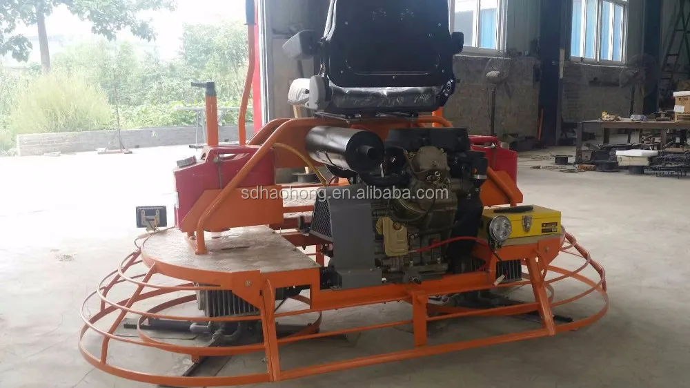 Ride On Concrete Trowel Gasoline Double Power Trowel Machine Engine ...