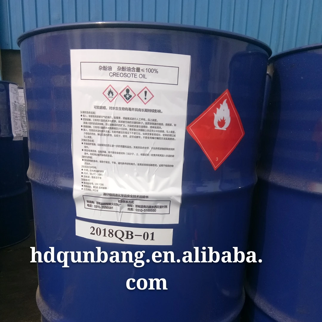 High Content Creosote Oil for Wood Preservatives - Qunbang
