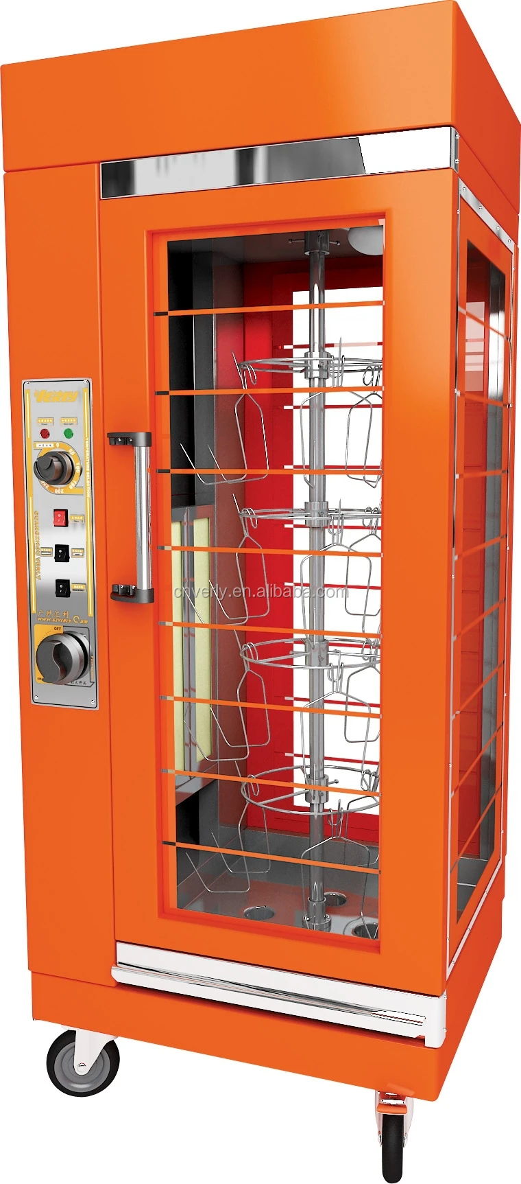 Gas Rotary Chicken Rotisserie With Hot Air Circulation Vxk-726f - Buy ...