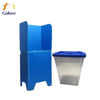 Corrugated Plastic Voting Election Booth For Election - Buy Corrugated ...