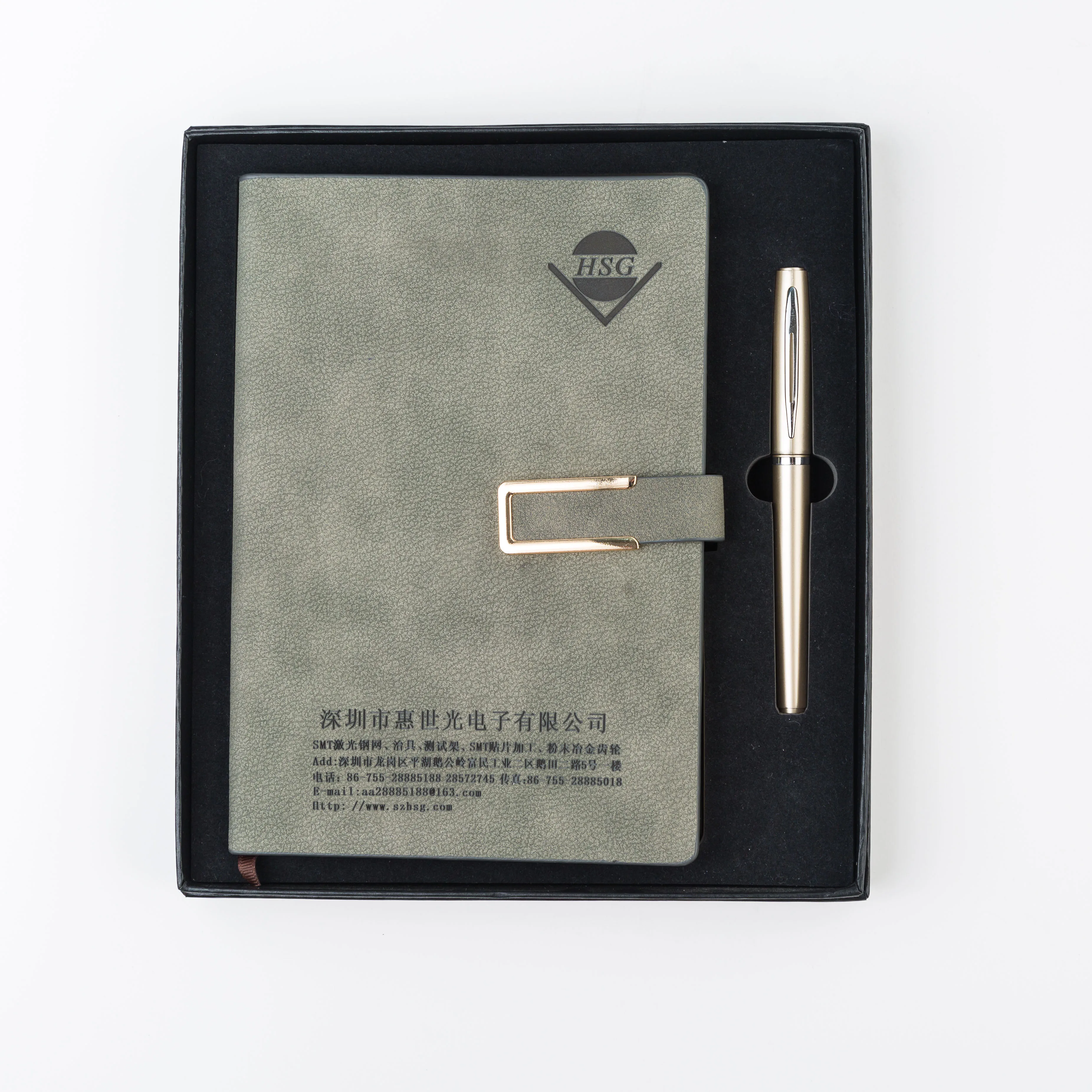 Top Quality Promotional Gift A4/a5/a6 Elastic Band Business Gift Pu ...