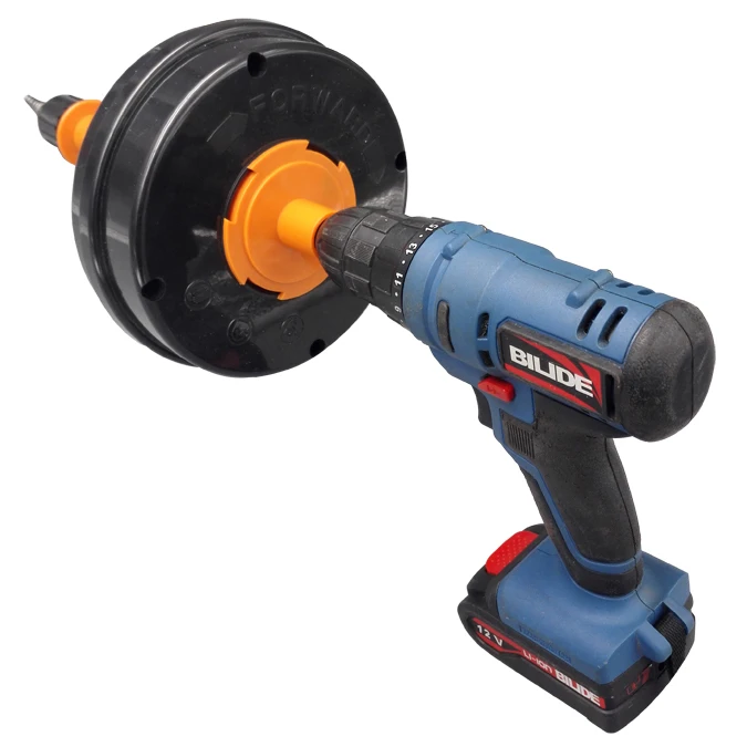 20-ft Pistol Grip Portable Electric Drill Style Drain Cleaner Kitchen ...
