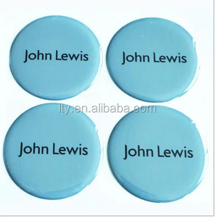 Epoxy Resin Domed Bubble Badges Gel Stickers With Silk Screen Printing ...