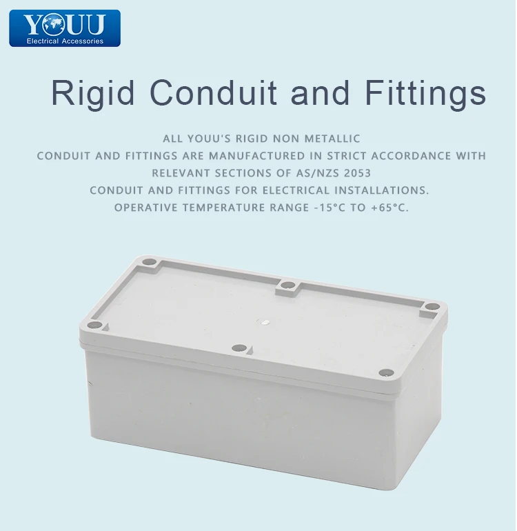 Youu Australia Electrical Pvc Conduit Fittings Grey Adaptable Box 211mm*108mm*81mm Adpb3 - Buy ...