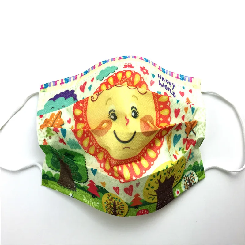 Disposable Dental Printed Kids Medical Face Mask,Cartoon Printed ...