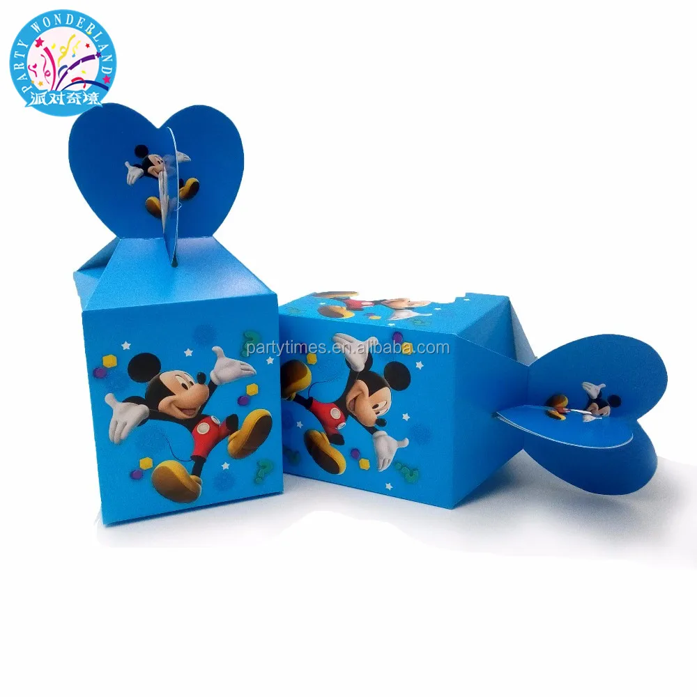 Mickey Baby Birthday Party Gift Box Mickey Party Supplies Decorations ...