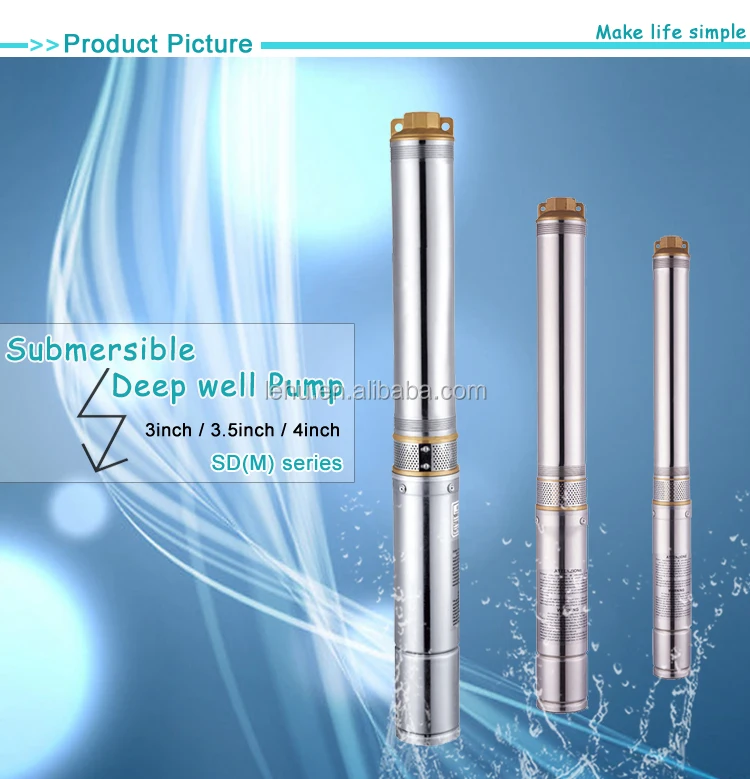 물 관개 3 인치 Sdm 전기 스테인레스 스틸 잠수정 깊은 우물 펌프 Buy 딥 잘 펌프잠수정 딥 잘 펌프전기 딥 잘 펌프 Product On