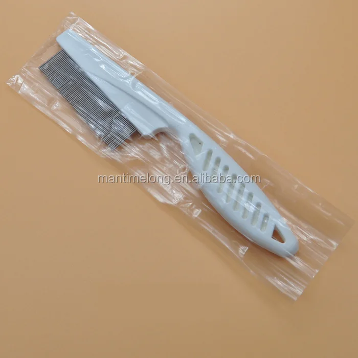 Pet Comb Fine Teeth Stainless Steel Needle Flea Comb Cats And Dogs ...