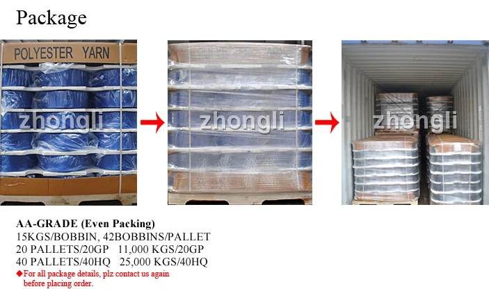 Poy Final Dty 150d/48f Colors Polyester Yarn - Buy 250d/48f Poy zhongli Poy polyester Yarn Poy ...