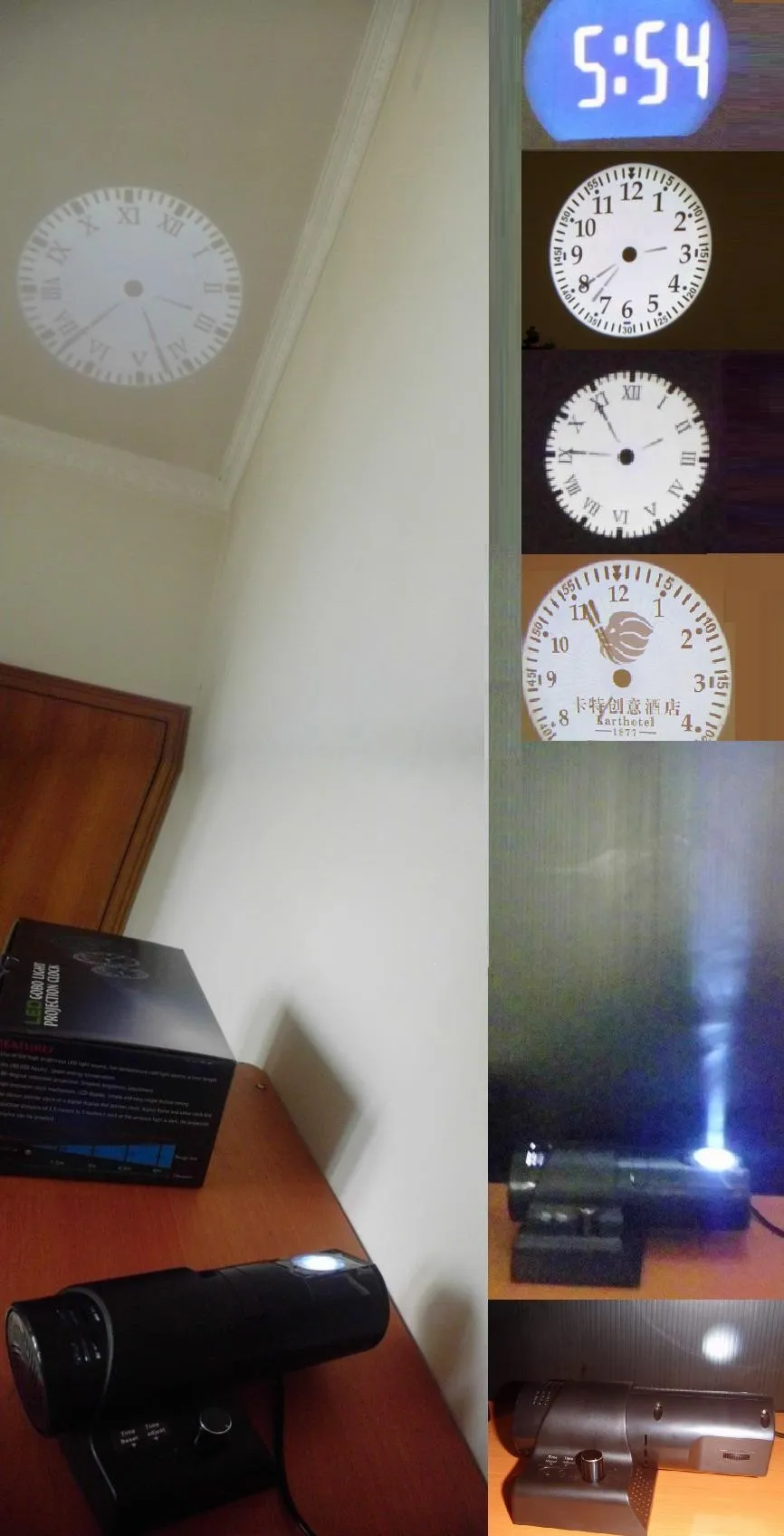 Digital Projector Led Clock - Buy Quality Manufacturing Wall Projection Clock analog Projection ...