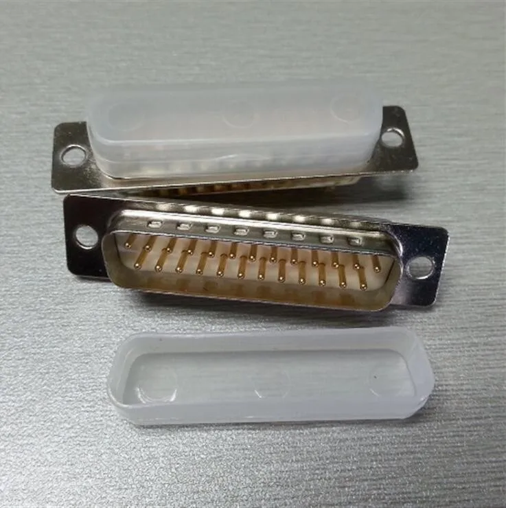 Male Solder Plug Db25 Cable Connector With Dust Cap - Buy Db25 Cable ...