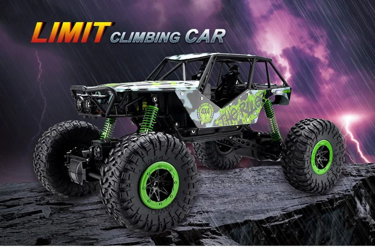 Rock Crawler 1/10 2.4g 4wd 4x4 Cars Rc Toy Remote Control Rc Car Toys ...