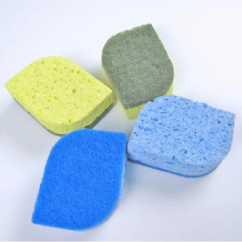Compressed Expanding Cellulose Sponge Bathroom Cleaning Sponge ...