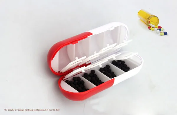 Cute Cheapest Mini Capsule Shaped Pill Box Children - Buy Cheapest Pill ...