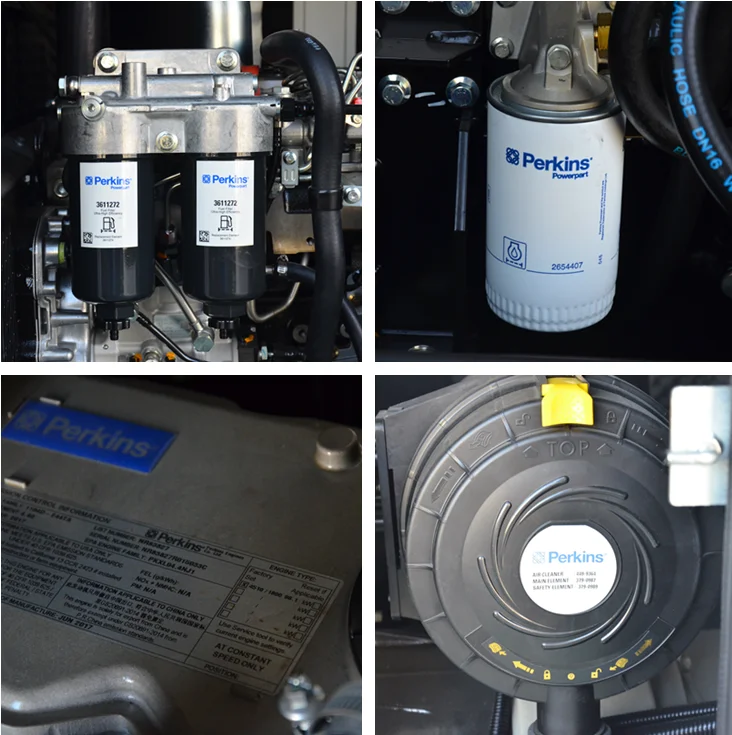 Powered by UK Perkins Engine 1104D-44TG1 - 60kva Generator