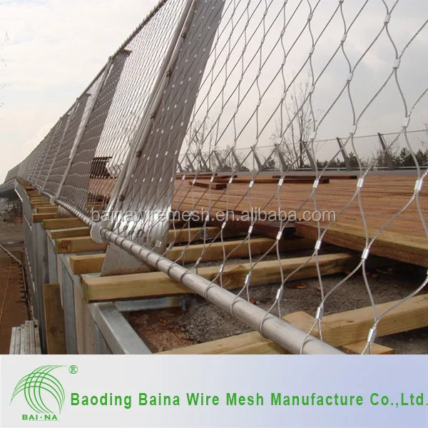 Stainless Steel 316 Ferrule Mesh Helideck Safety Net,Ss316 Perimeter ...