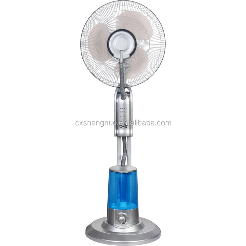 16 Inch Outdoor Indoor Use Stand Water Mist Fan - 3.2L Tank