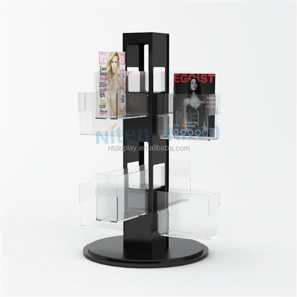 Magazine Single Book Rotating Display Stand - Buy Magazine Display ...