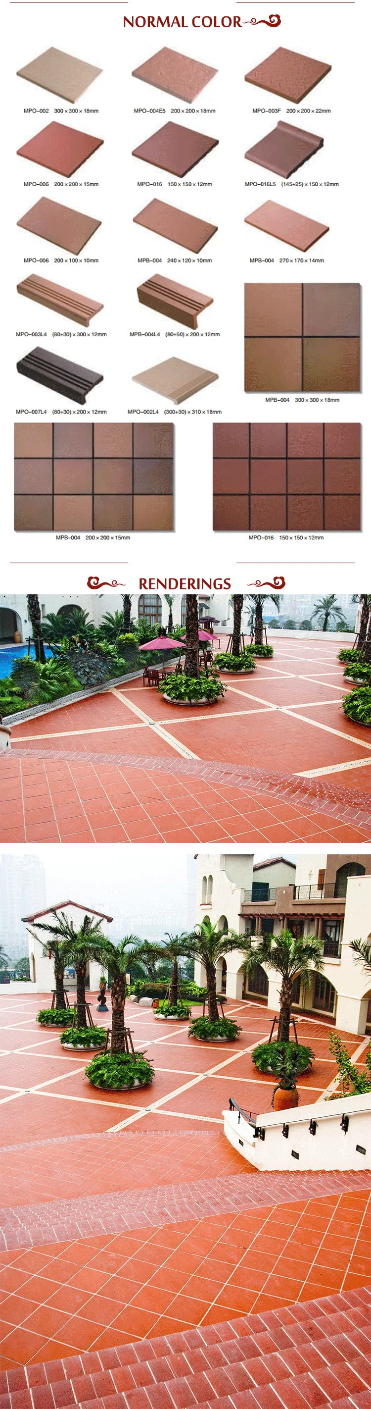 Red Clay Floor Tile,Floor Tiles Clay Bricks - Buy Clay Floor Tile,Floor ...