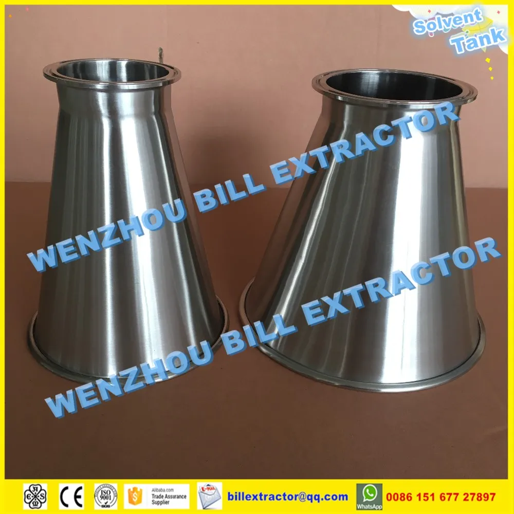 Tri-clamp Ss304 6"x4" Packing Hopper With Rolled End - Buy Packing ...